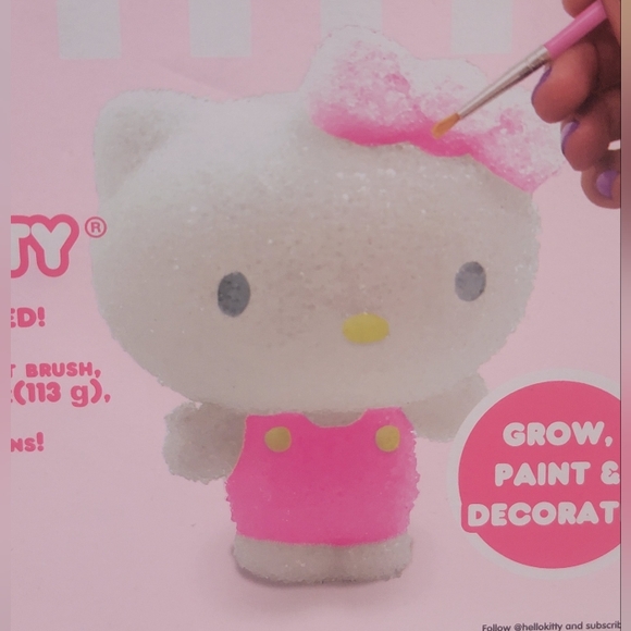 Hello Kitty | Toys | Hello Kitty Crystal Grow Kit Girls Project | Poshmark